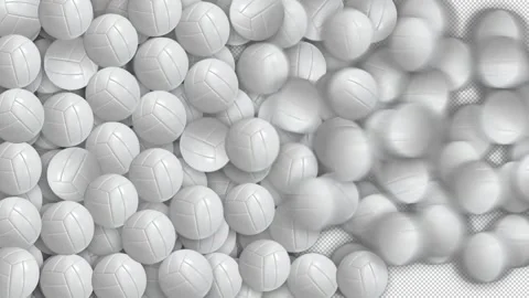 3D Volleyball Ball Transitions Animation... | Stock Video | Pond5