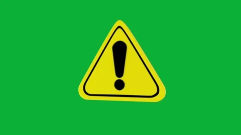 3D warning danger sign swirling animatio... | Stock Video | Pond5