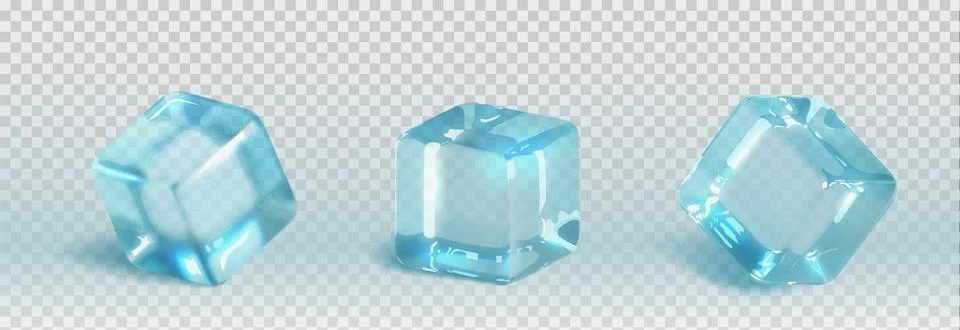 Ice Cubes Vector