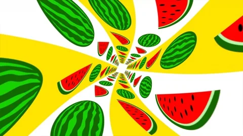 3D Watermelon Fruit Background Animation... | Stock Video | Pond5