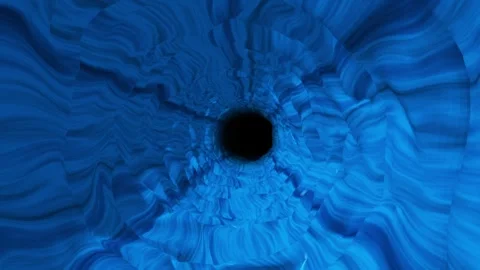 3D Wavy Tunnel Moving Towards the Camera... | Stock Video | Pond5