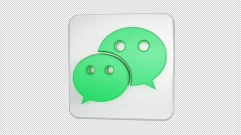 3d Wechat Animated Loopable Icon with al... | Stock Video | Pond5