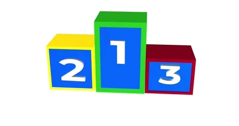 3d winner first second and third stand p... | Stock Video | Pond5
