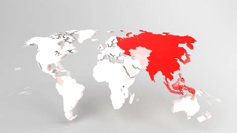 3D World Map with Green screen on the Ar... | Stock Video | Pond5