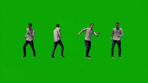 3D young student boy on green screen cel... | Stock Video | Pond5