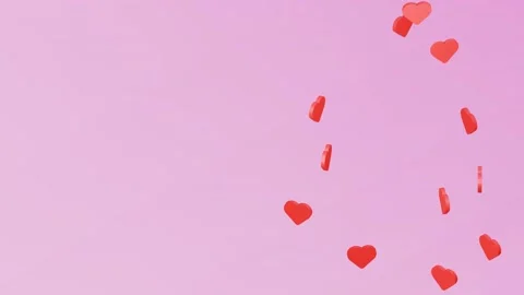 3DCG simple heart particle, loop animati... | Stock Video | Pond5