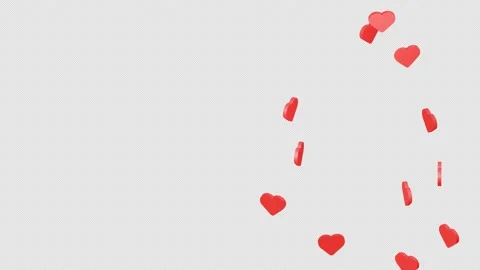 3DCG simple heart particle, loop animati... | Stock Video | Pond5