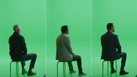 4-in-1 Green Screen Collage: Three Diver... | Stock Video | Pond5