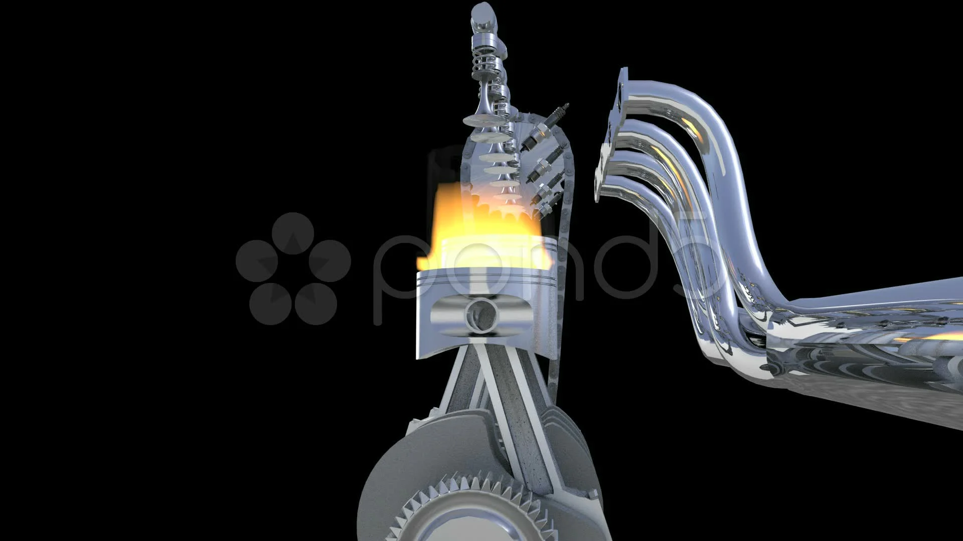 How A Car Engine Works Animation