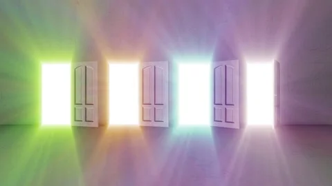 Doors Opening To Bright Light Stock Video Footage | Royalty Free Doors ...