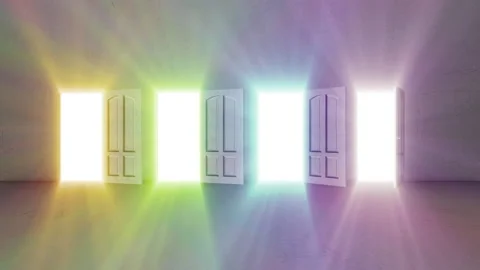 Doors Opening To Bright Light Stock Video Footage | Royalty Free Doors ...