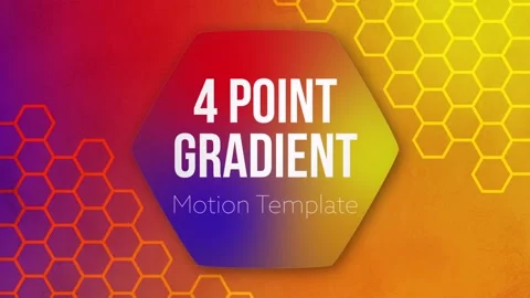 4 Point Gradient Title ~ After Effects Template #139811493