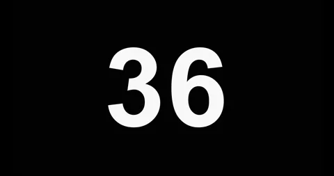 43. 4K Resolution. Countdown of 43 secon... | Stock Video | Pond5