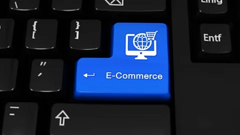 471. E-Commerce Rotation Motion On Compu... | Stock Video | Pond5