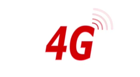 4G Mobile Network Logo Design With Wave ... | Stock Video | Pond5
