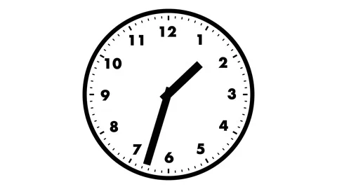 Clock Clipart Animation Stock Footage ~ Royalty Free Stock Videos | Pond5