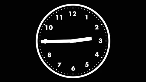 Clock Clipart Animation Stock Footage ~ Royalty Free Stock Videos | Pond5