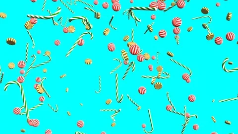 4K Candy Fall Stock Footage ~ Royalty Free Stock Videos | Pond5