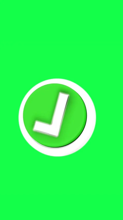4K 3D animation of a checklist button wi... | Stock Video | Pond5