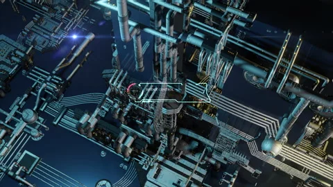 4K 3d animation - Model of alien Sci-fi ... | Stock Video | Pond5