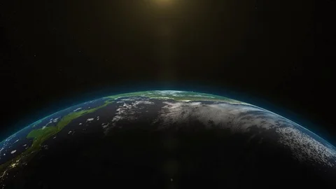 4K 3D Animation Planet Earth Africa Usin... | Stock Video | Pond5