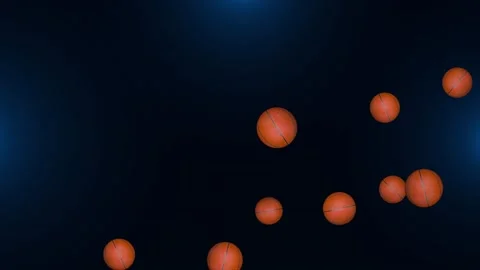 4K 3D Basketball ball spinning on a gree... | Stock Video | Pond5