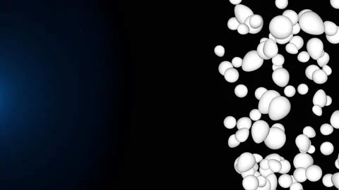 4K 3D Eggs flying in the air falling fro... | Stock Video | Pond5