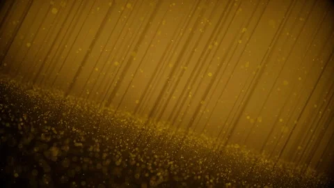 4K 3D Golden stream Dust glitter sparkle... | Stock Video | Pond5