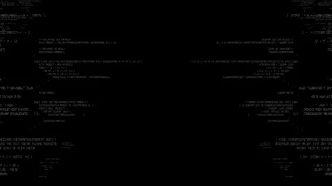 4K 3D Program Code in Virtual Space: Dat... | Stock Video | Pond5