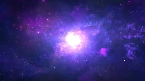 4k 3D Seamless loop space flight into Th... | Stock Video | Pond5