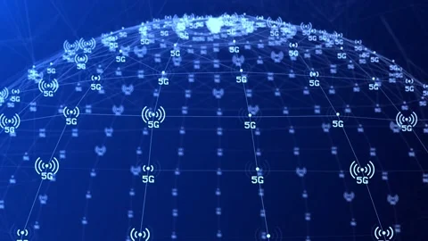 4k 5G internet of things IOT Motion grap... | Stock Video | Pond5