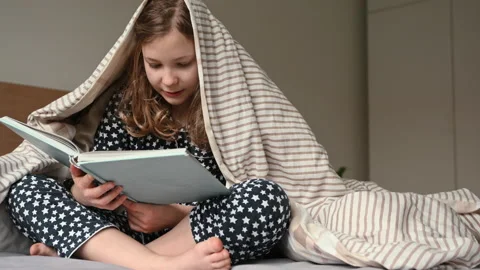 4K 60fps video of cute teen child girl s... | Stock Video | Pond5