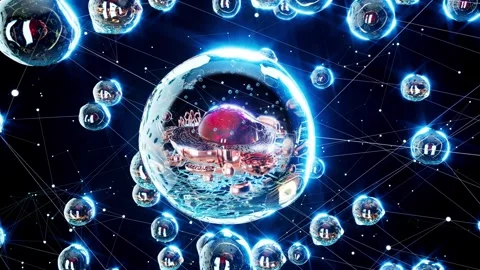 4K abstract animation of the biological ... | Stock Video | Pond5