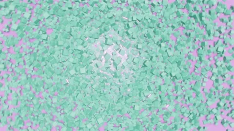 4K abstract animation. Joyful 3D Particl... | Stock Video | Pond5