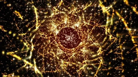 4K Abstract background shining particles... | Stock Video | Pond5