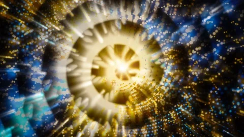 4K Abstract background shining particles... | Stock Video | Pond5