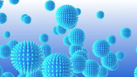 4k Abstract ball sphere particle microbe... | Stock Video | Pond5