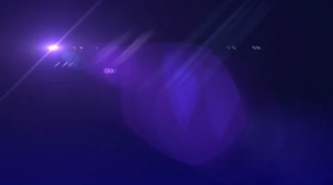 4K Abstract Blue Lens Flare Background | Stock Video | Pond5