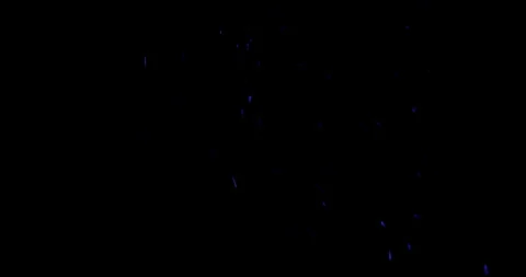 4K abstract falling of blue particles | Stock Video | Pond5