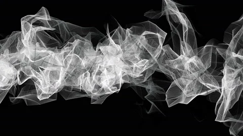 4k Abstract flowing creative wire mesh s... | Stock Video | Pond5