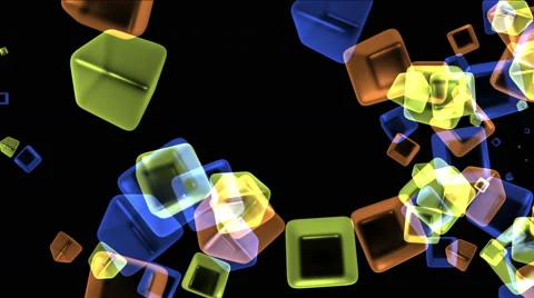 4k Abstract glass box background,flame f... | Stock Video | Pond5