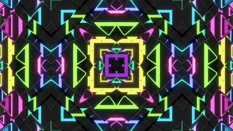 4k abstract looped background with symme... | Stock Video | Pond5