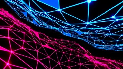 4K Abstract looped background of waves o... | Stock Video | Pond5