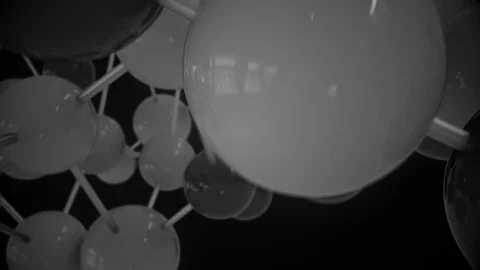 4K abstract molecule animation. | Stock Video | Pond5