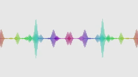 4k abstract music sound wave or audio wa... | Stock Video | Pond5