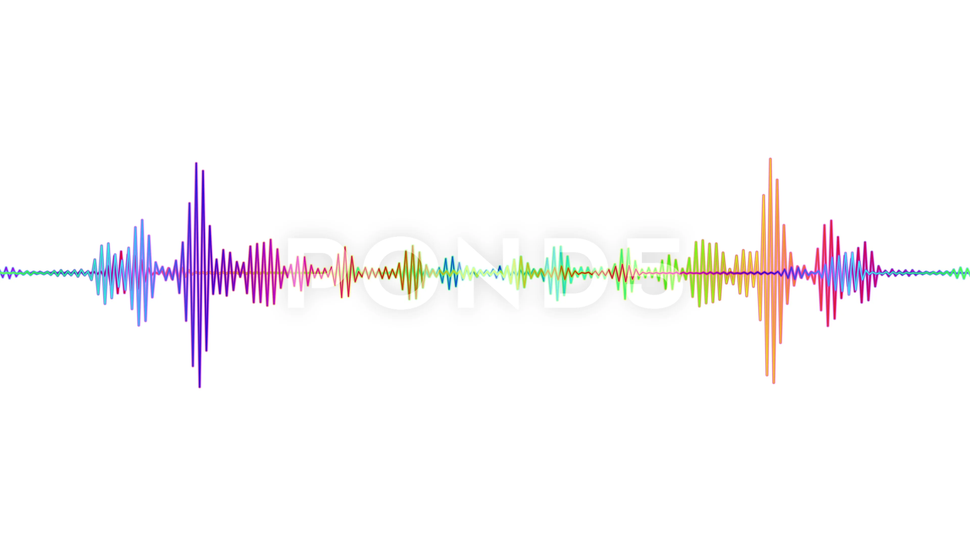 Music Waves White Background
