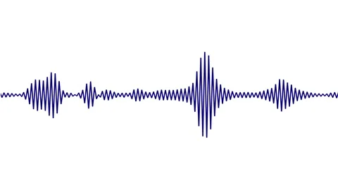 Music Waves White Background