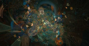 4K abstract particle texture motion back... | Stock Video | Pond5