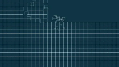 4k abstract Square matrix generation pro... | Stock Video | Pond5
