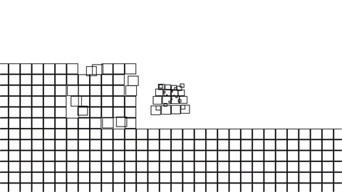 4k abstract Square matrix generation pro... | Stock Video | Pond5